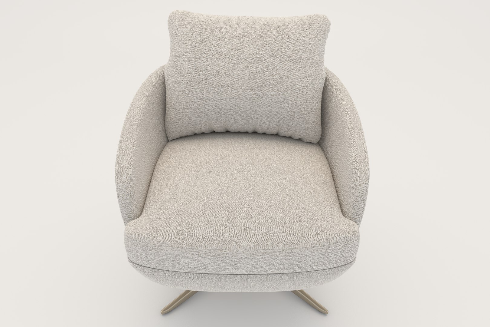 MINOTTI LARGE ARMCHAIR - SWIVEL 3D Model - TurboSquid 2401041