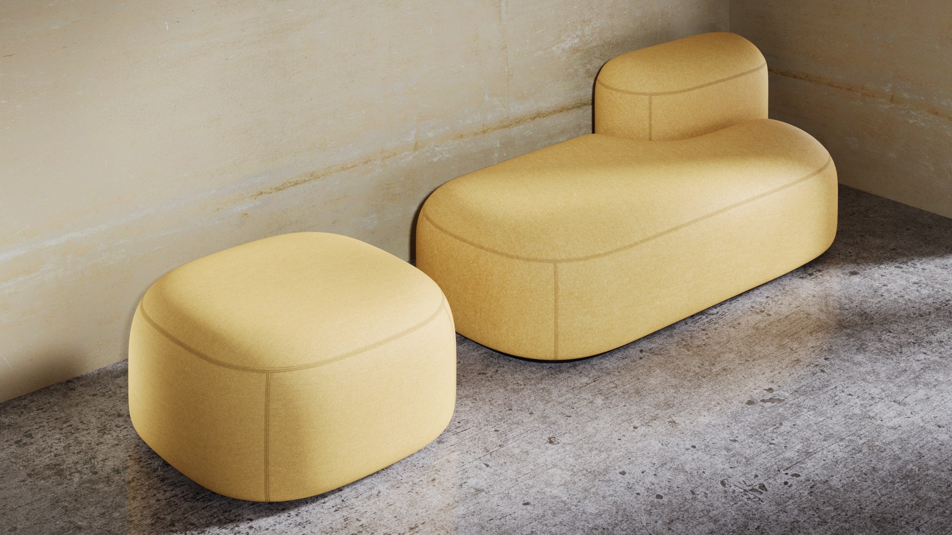 3D Sofa Mochi Model - TurboSquid 2131787