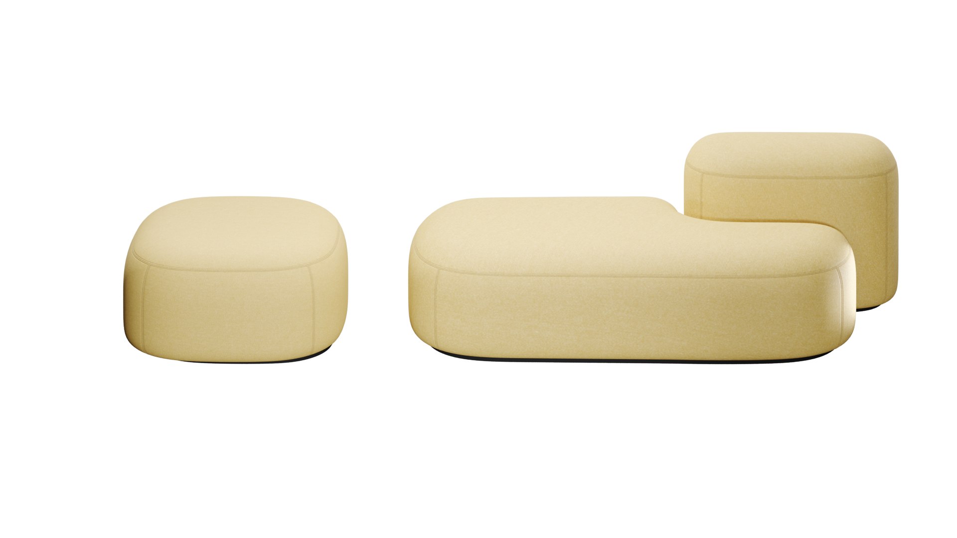 3D Sofa Mochi Model - TurboSquid 2131787