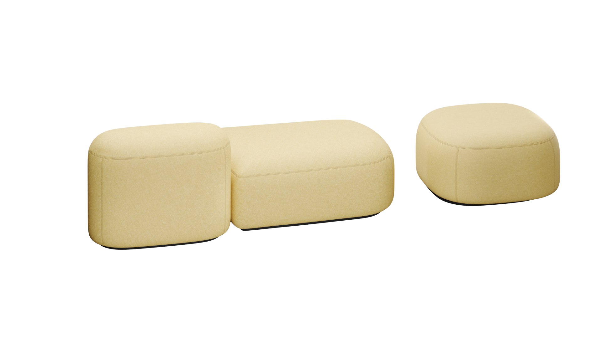 3D Sofa Mochi Model - TurboSquid 2131787