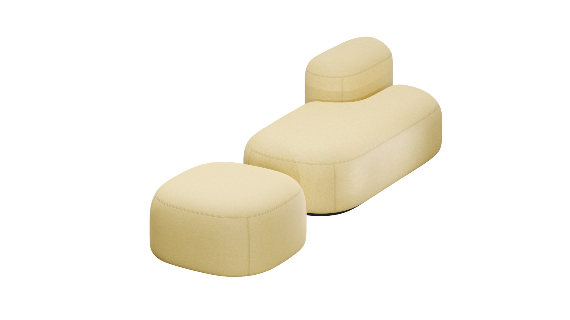 3D Sofa Mochi Model - TurboSquid 2131787
