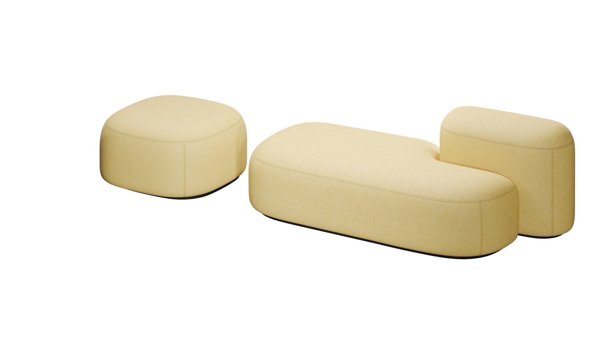 3D Sofa Mochi Model - TurboSquid 2131787