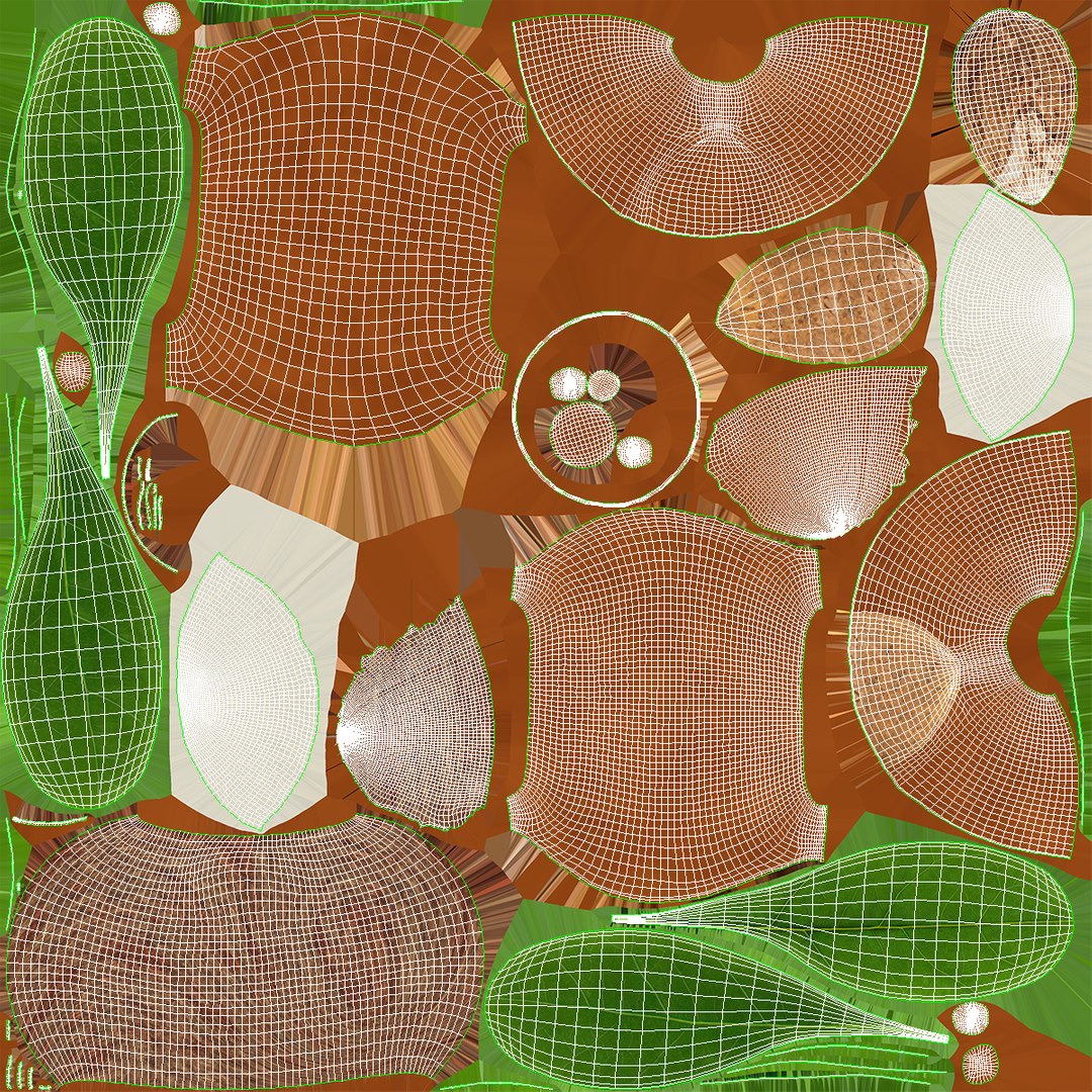 3D Model Prop 08 Shea Nuts - TurboSquid 2142674