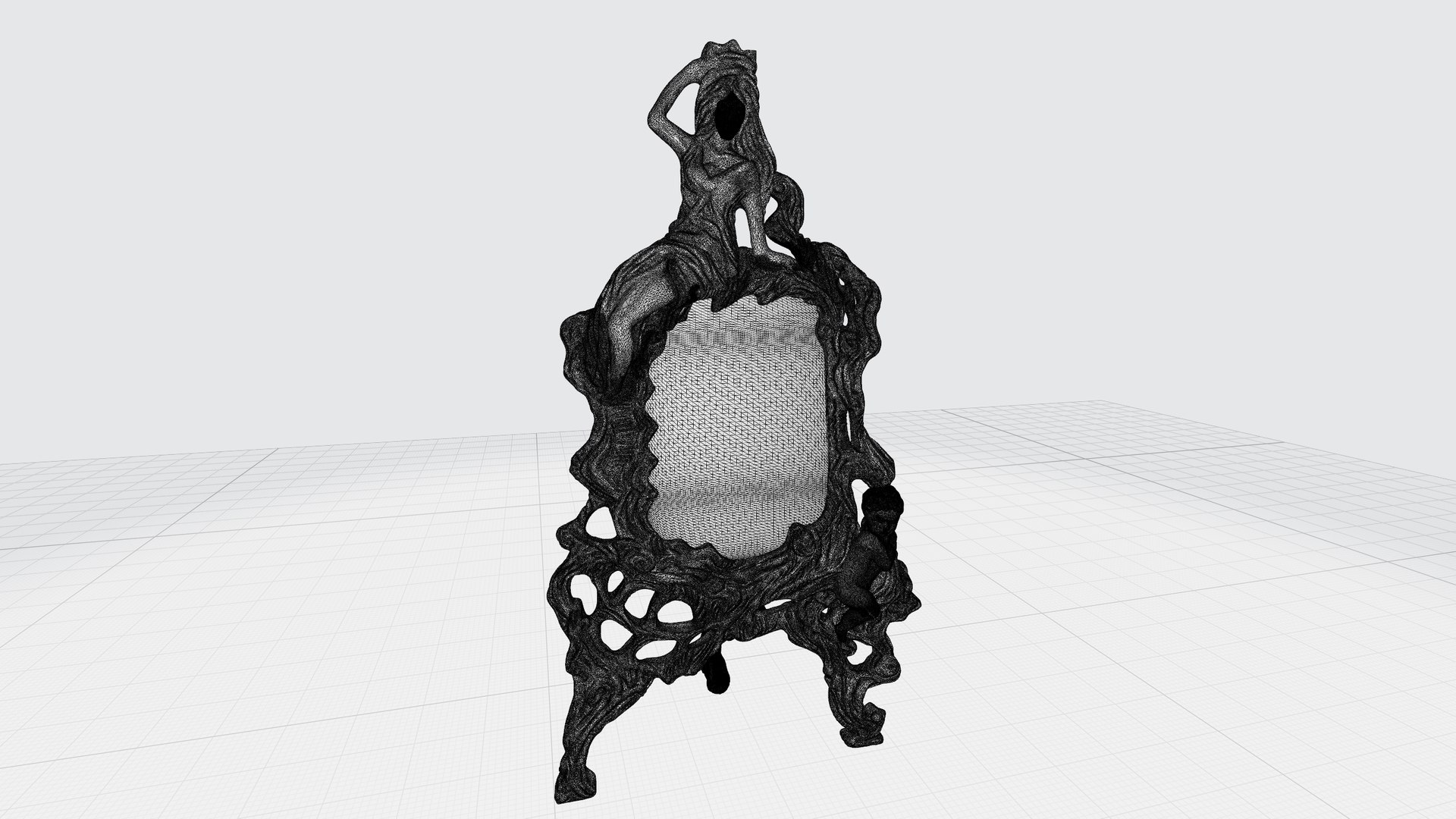 3D Medieval Mirror - TurboSquid 1684093