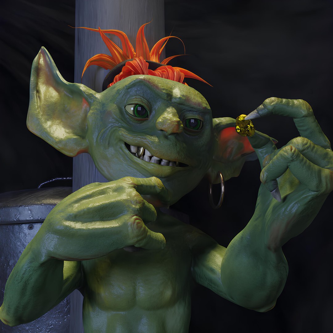3D Model Goblin Character - TurboSquid 2156489