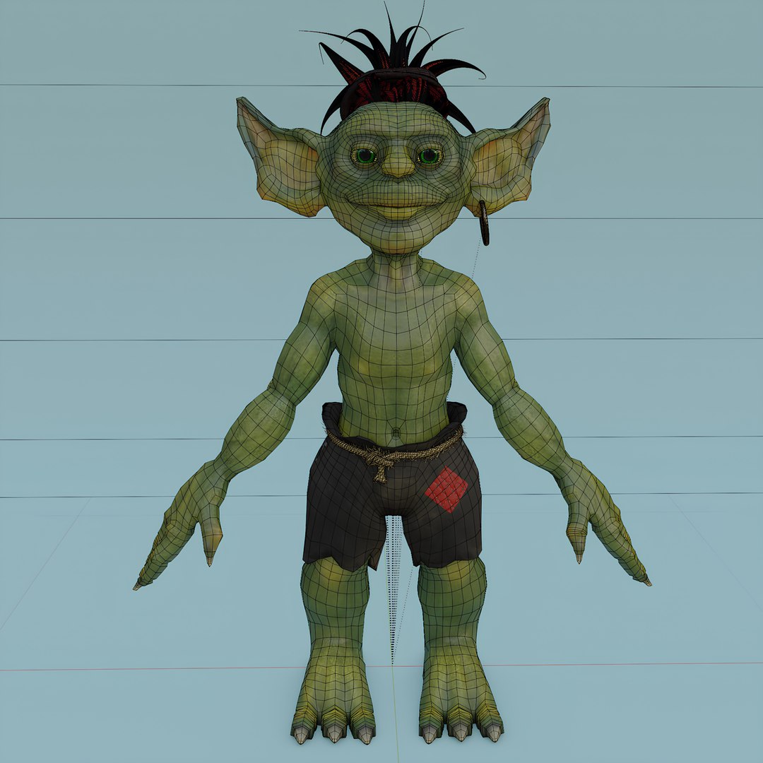 3D Model Goblin Character - TurboSquid 2156489