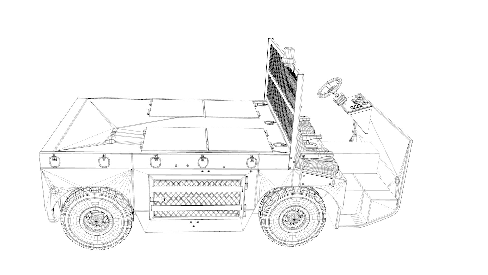 3D Military Aircraft Tugs - TurboSquid 2105883