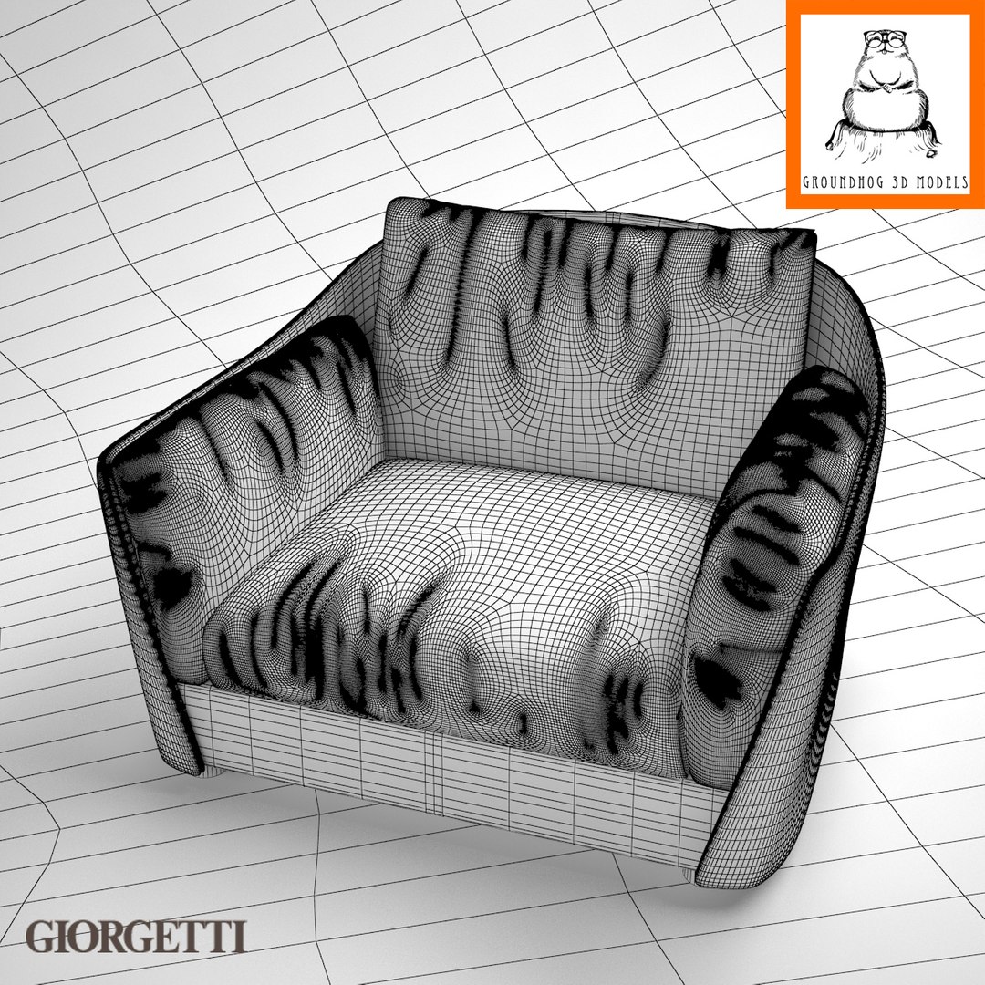 3d Groundhog Giorgetti Vittoria Model