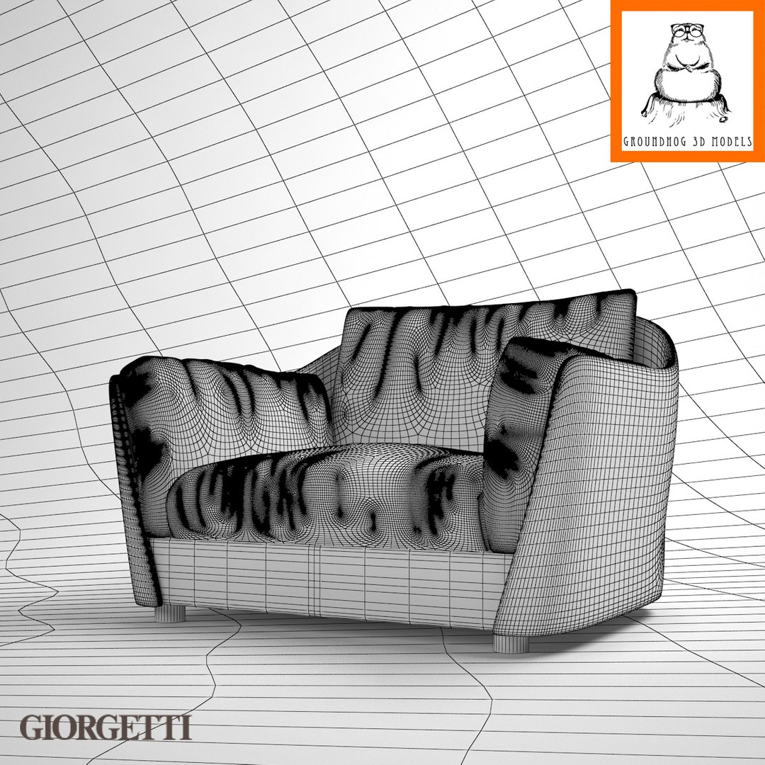 3d Groundhog Giorgetti Vittoria Model