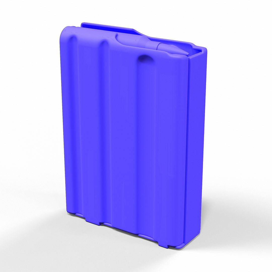 3D AR-15 Alloy Magazine 10-Round Model - TurboSquid 2186876