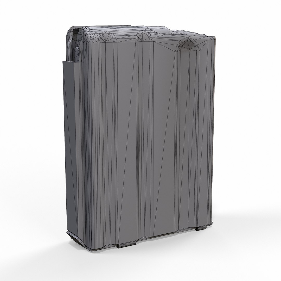 3D AR-15 Alloy Magazine 10-Round Model - TurboSquid 2186876