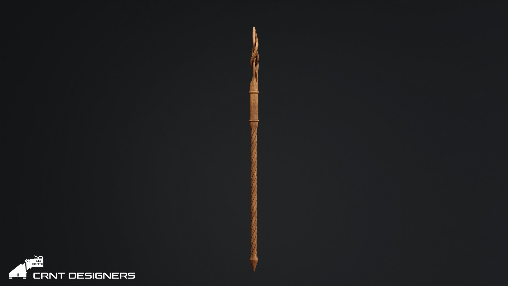 3D Wooden Staff - TurboSquid 2286308