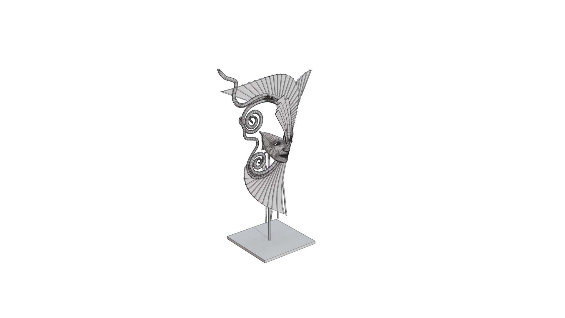 3D Statue Mask - TurboSquid 2227951