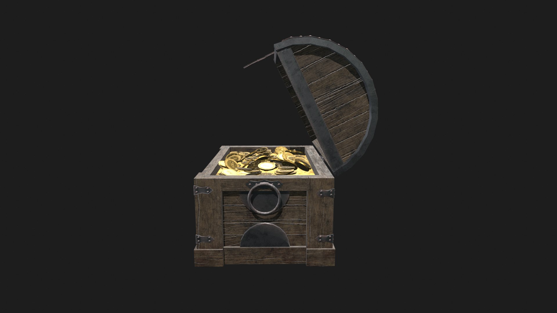 3D Medieval Treasure Box 04 - TurboSquid 2326147