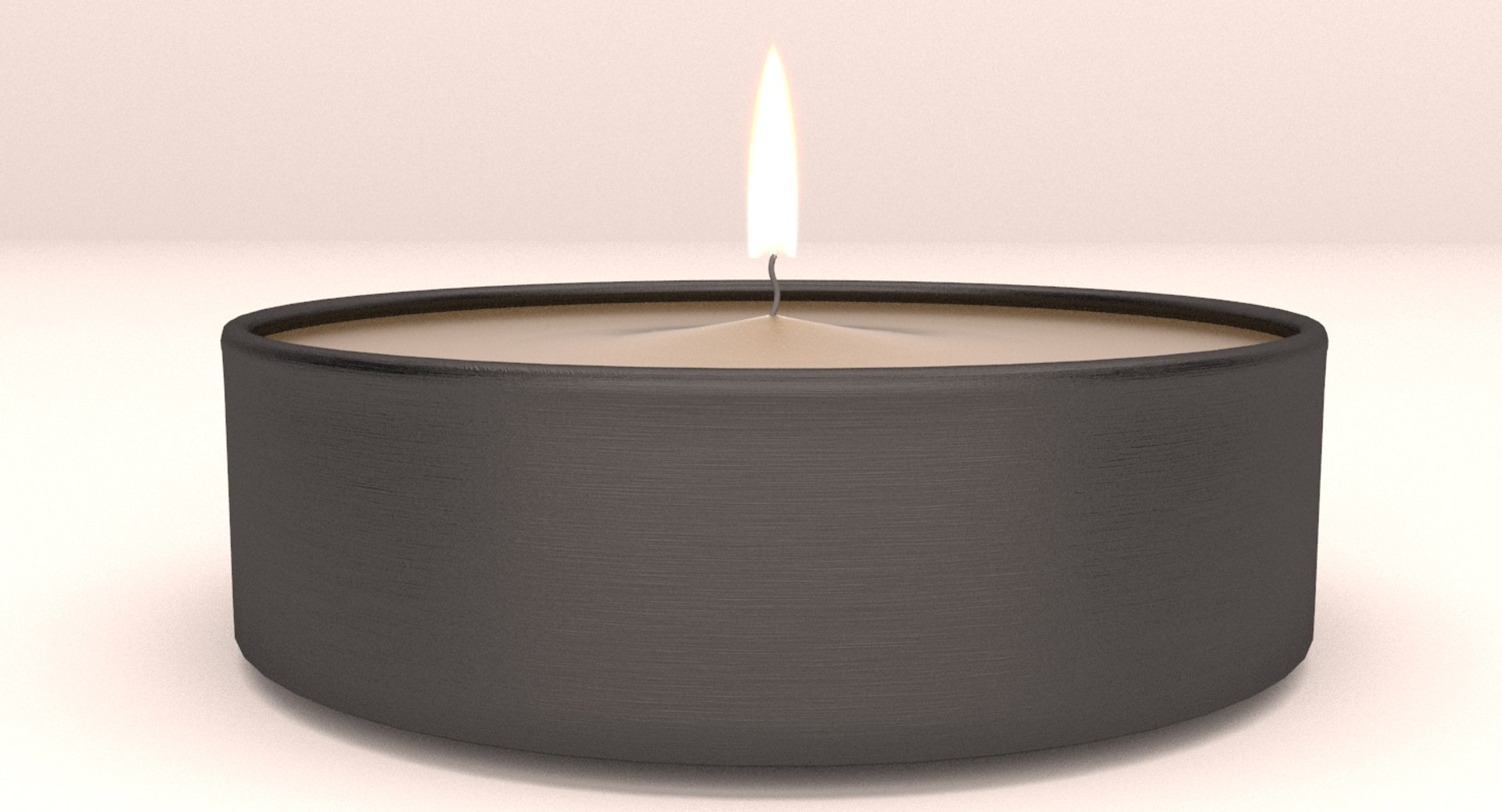 Tea light candle flame model - TurboSquid 1497615