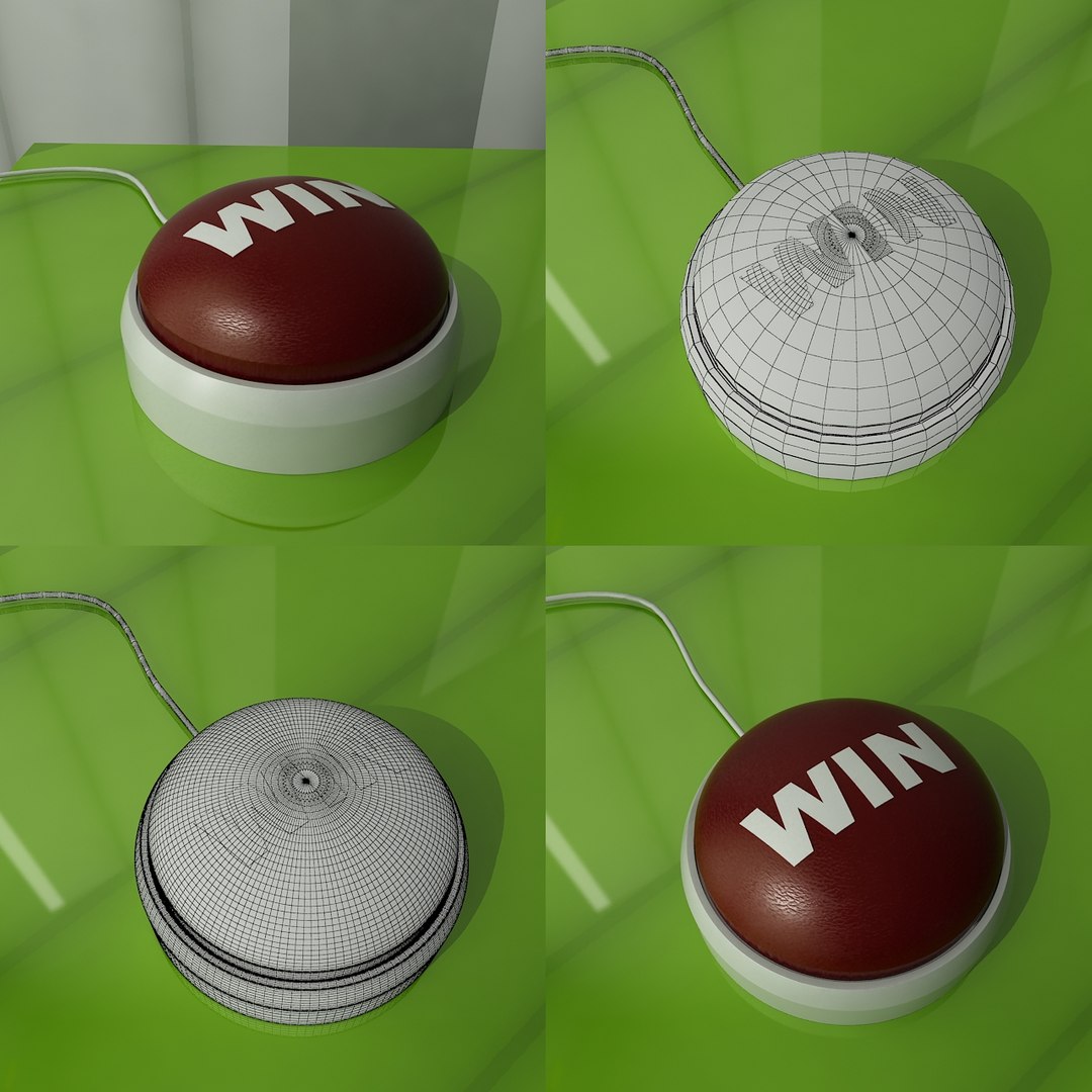 3d Model Win Button