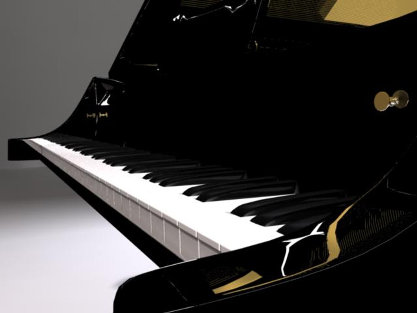 piano 3d model