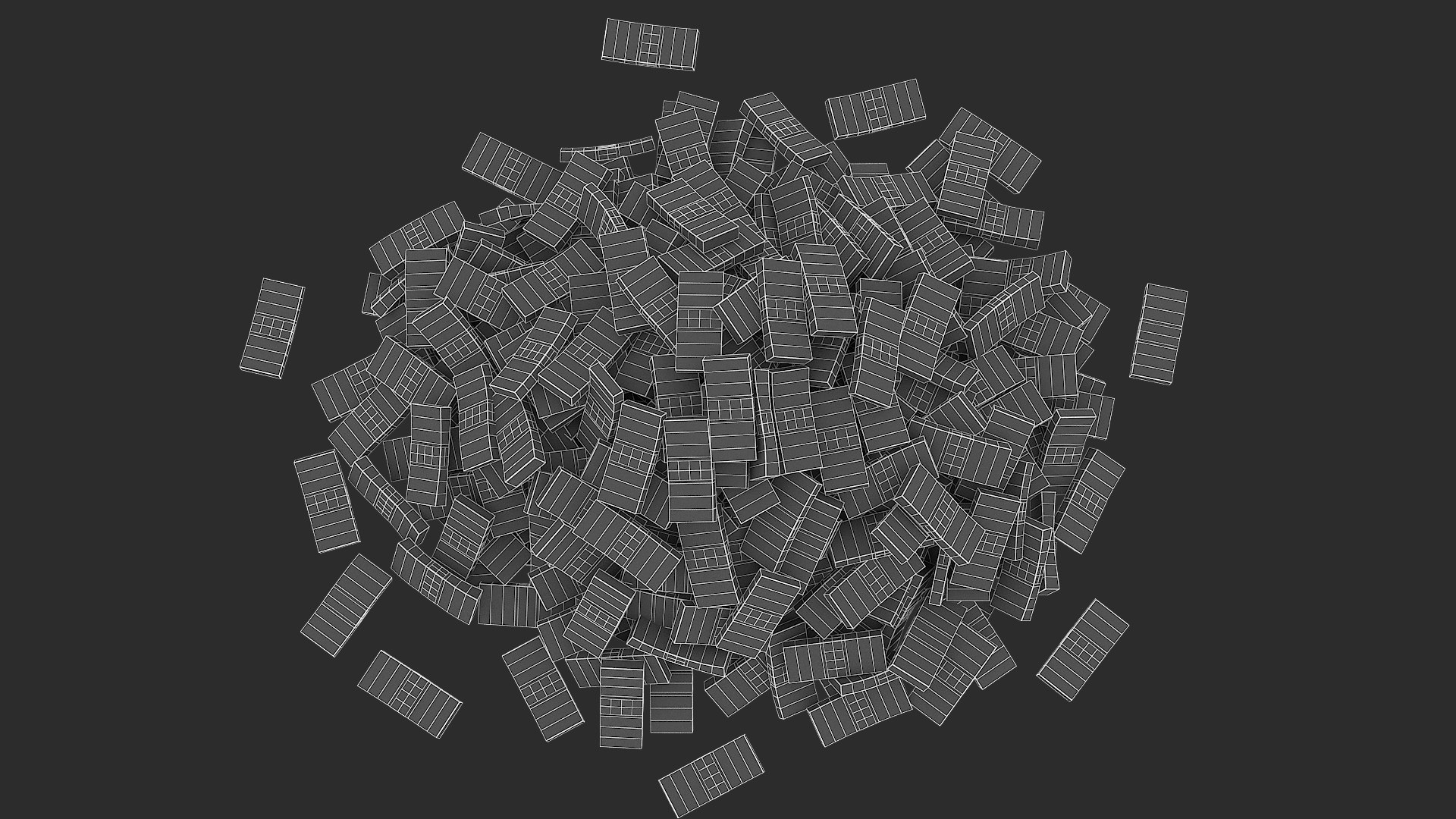 3D model 100 euros bill pile - TurboSquid 1647905