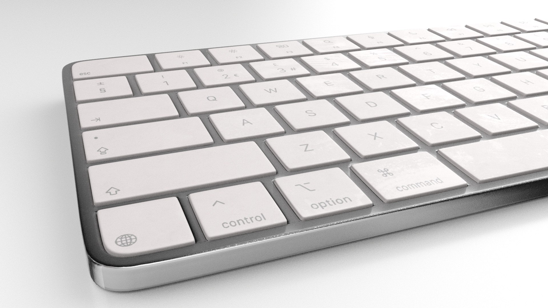 Modern Wireless Keyboard 3D Model - TurboSquid 2358020