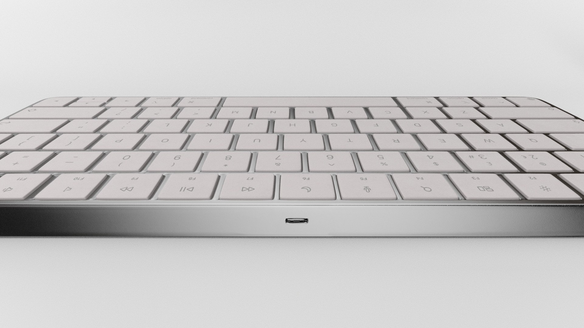 Modern Wireless Keyboard 3D Model - TurboSquid 2358020