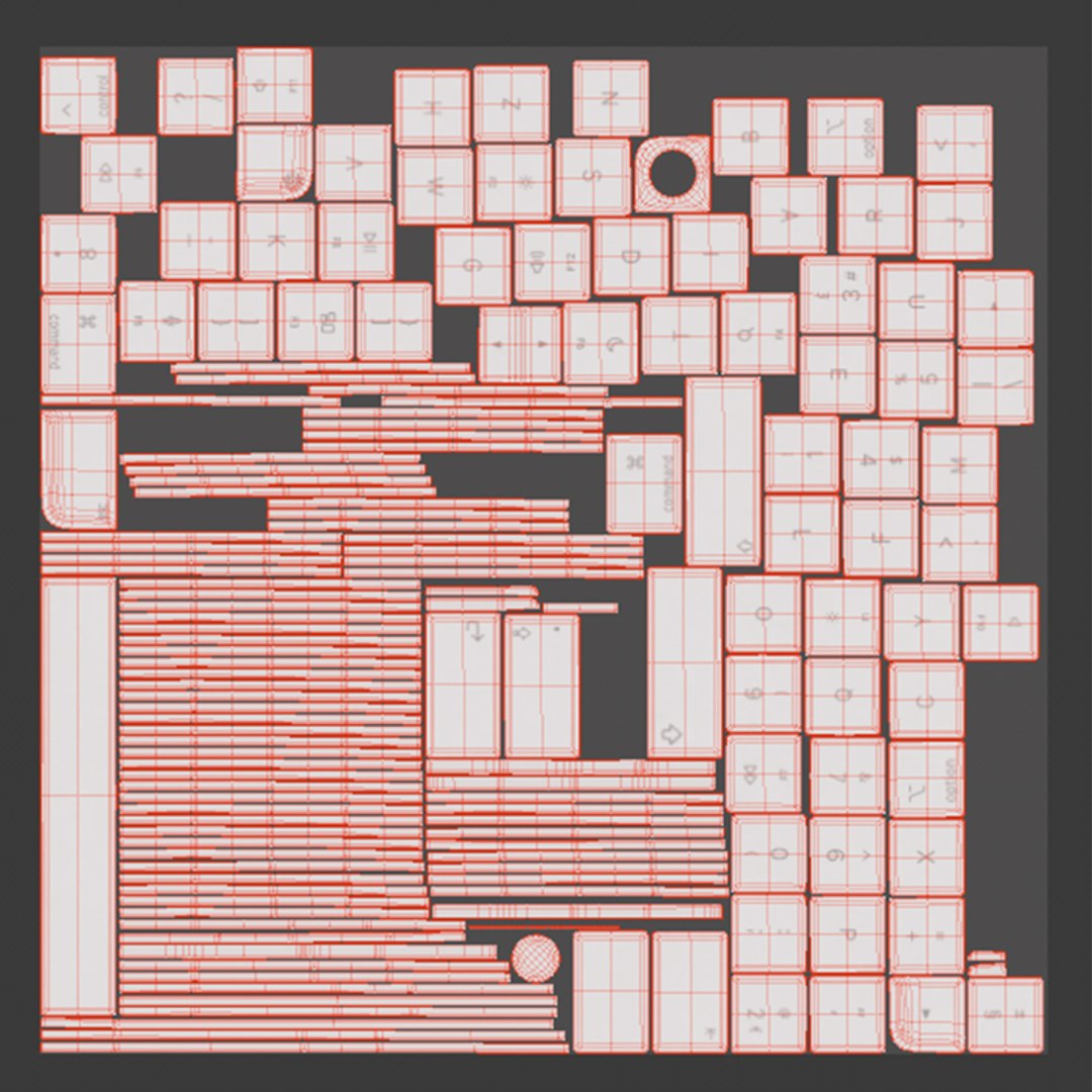 Modern Wireless Keyboard 3D Model - TurboSquid 2358020