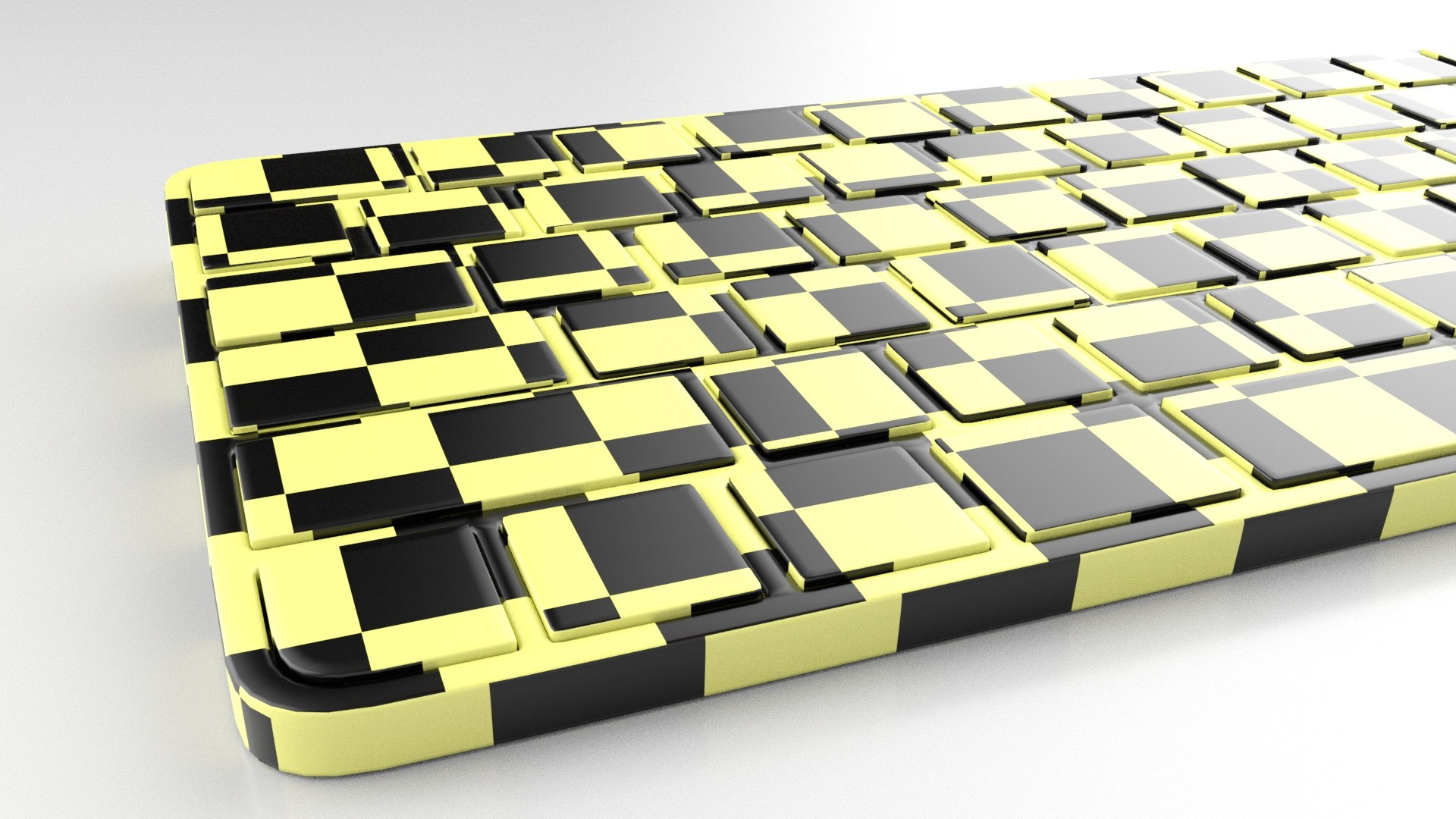 Modern Wireless Keyboard 3D Model - TurboSquid 2358020