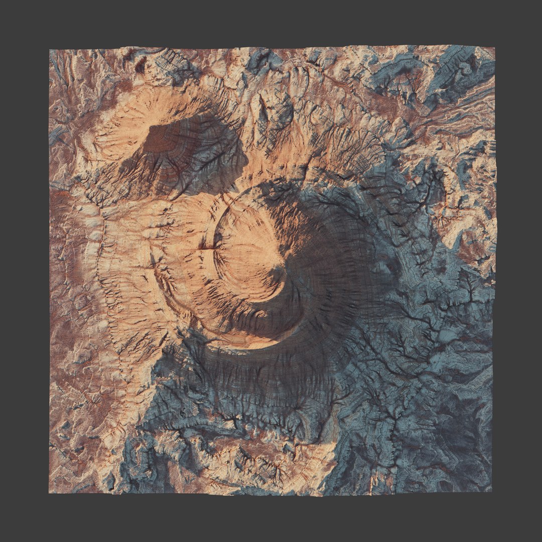 3D 8K Detailed Cliff Landscape Model - TurboSquid 1811970