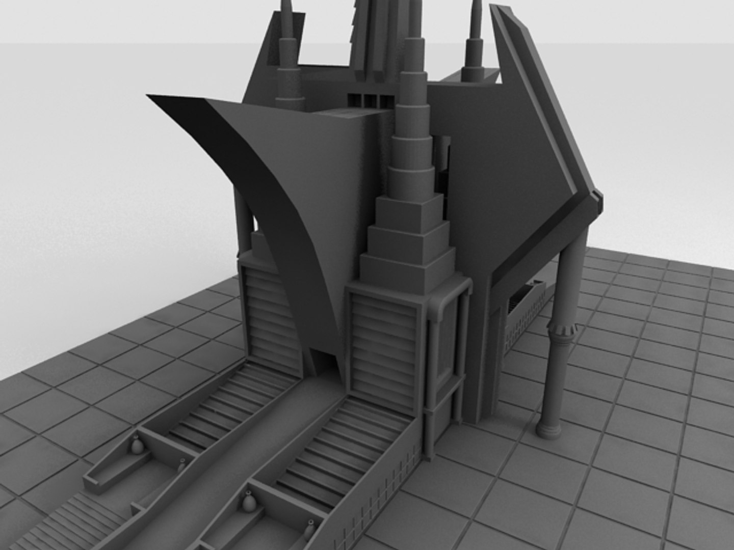sci-fi castle 3ds