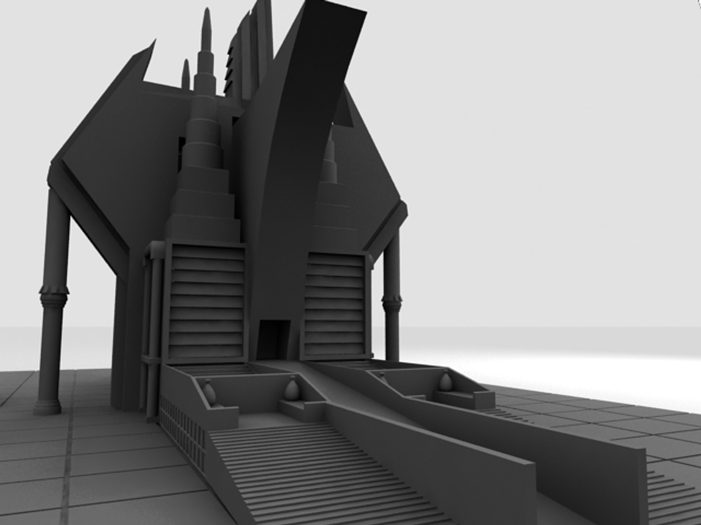 sci-fi castle 3ds