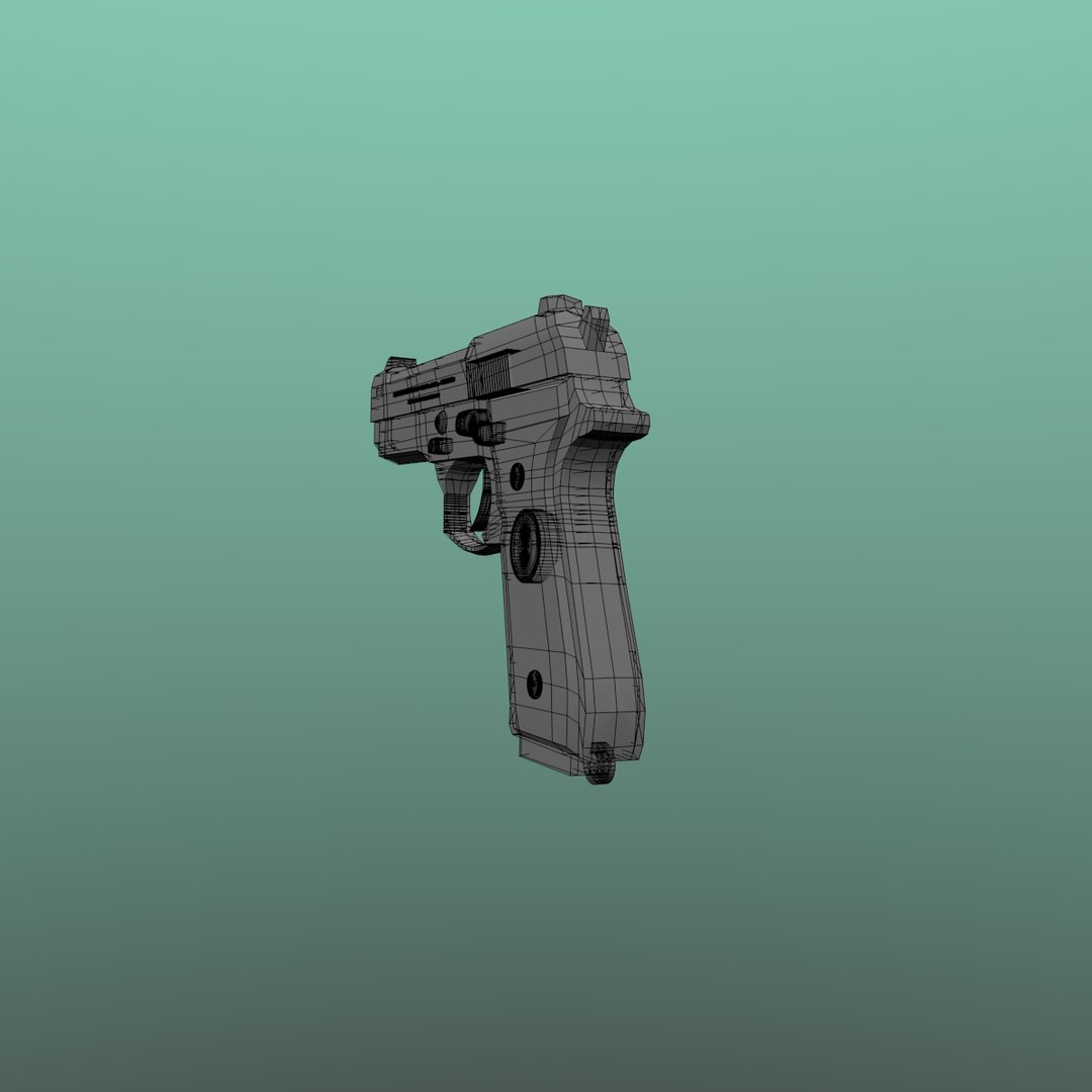9mm pistol 3d 3ds