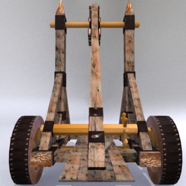 3d catapult model