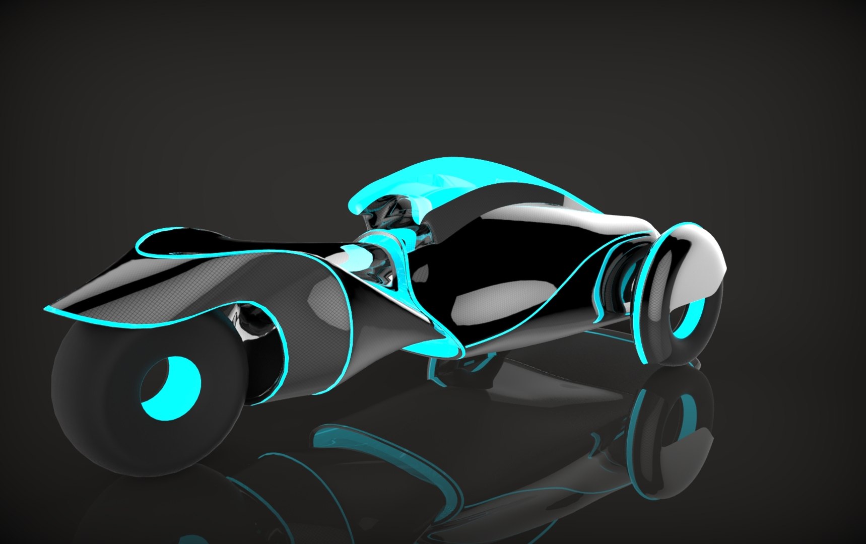 3d Concept Car Tron