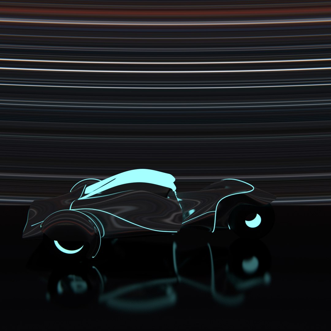3d Concept Car Tron