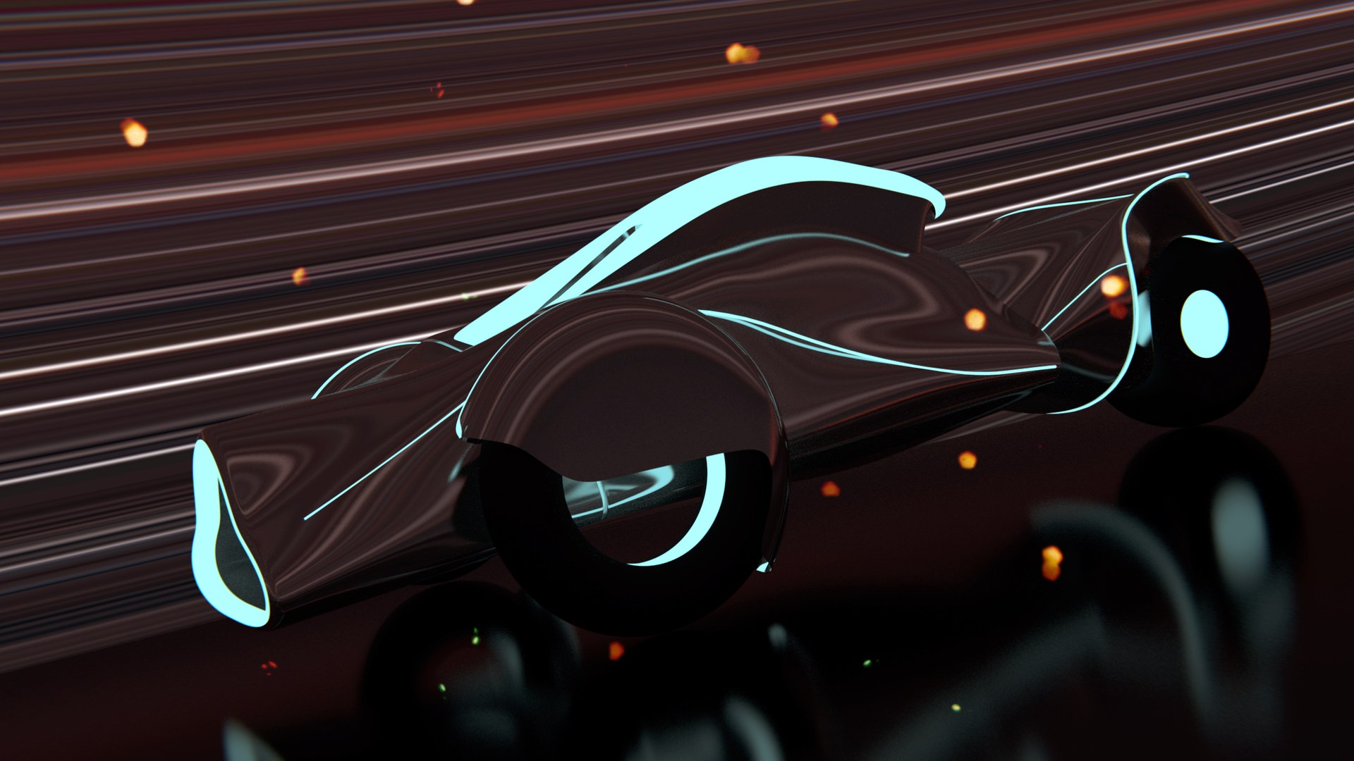 3d Concept Car Tron