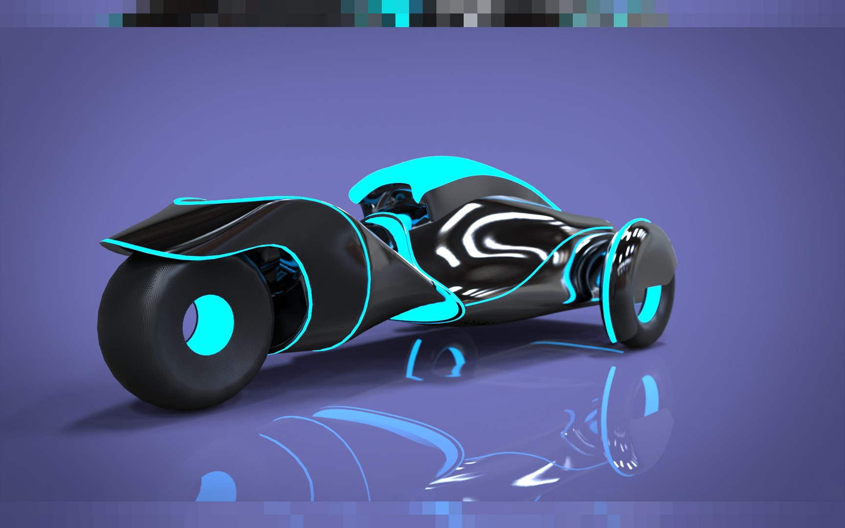 3d Concept Car Tron