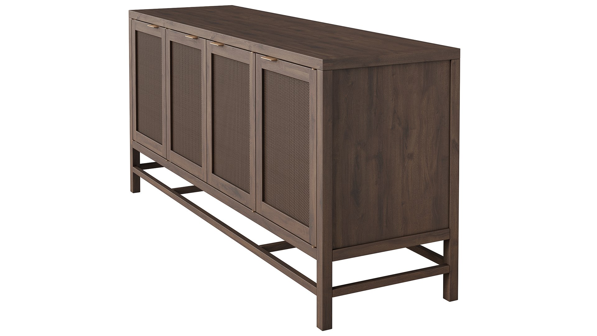 Crate And Barrel Blake 68 Media Console 3D Model - TurboSquid 2194362