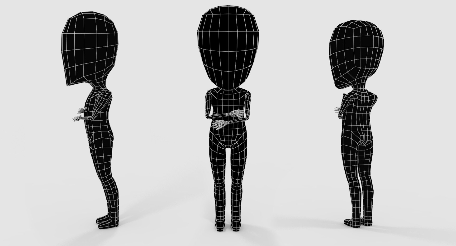3D Model Stickman Rig Character - TurboSquid 1237758