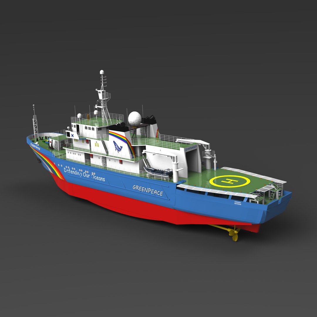 3d model greenpeace mv esperanza