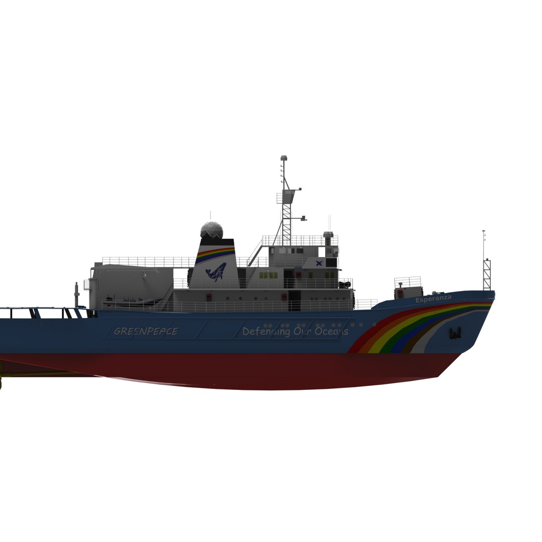 3d model greenpeace mv esperanza
