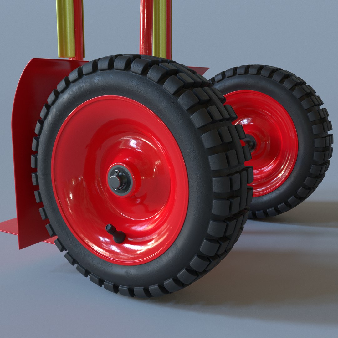 3D Model Heavy Duty Hand Trolley - TurboSquid 1913734
