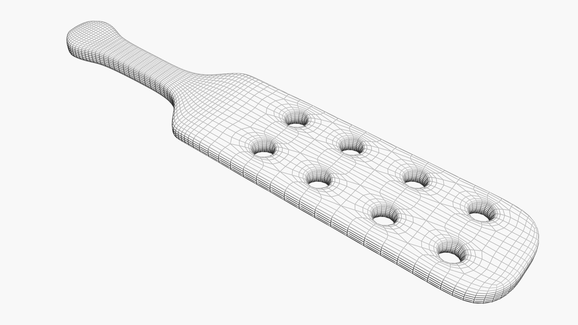 3D Vintage School Paddle - TurboSquid 1985000