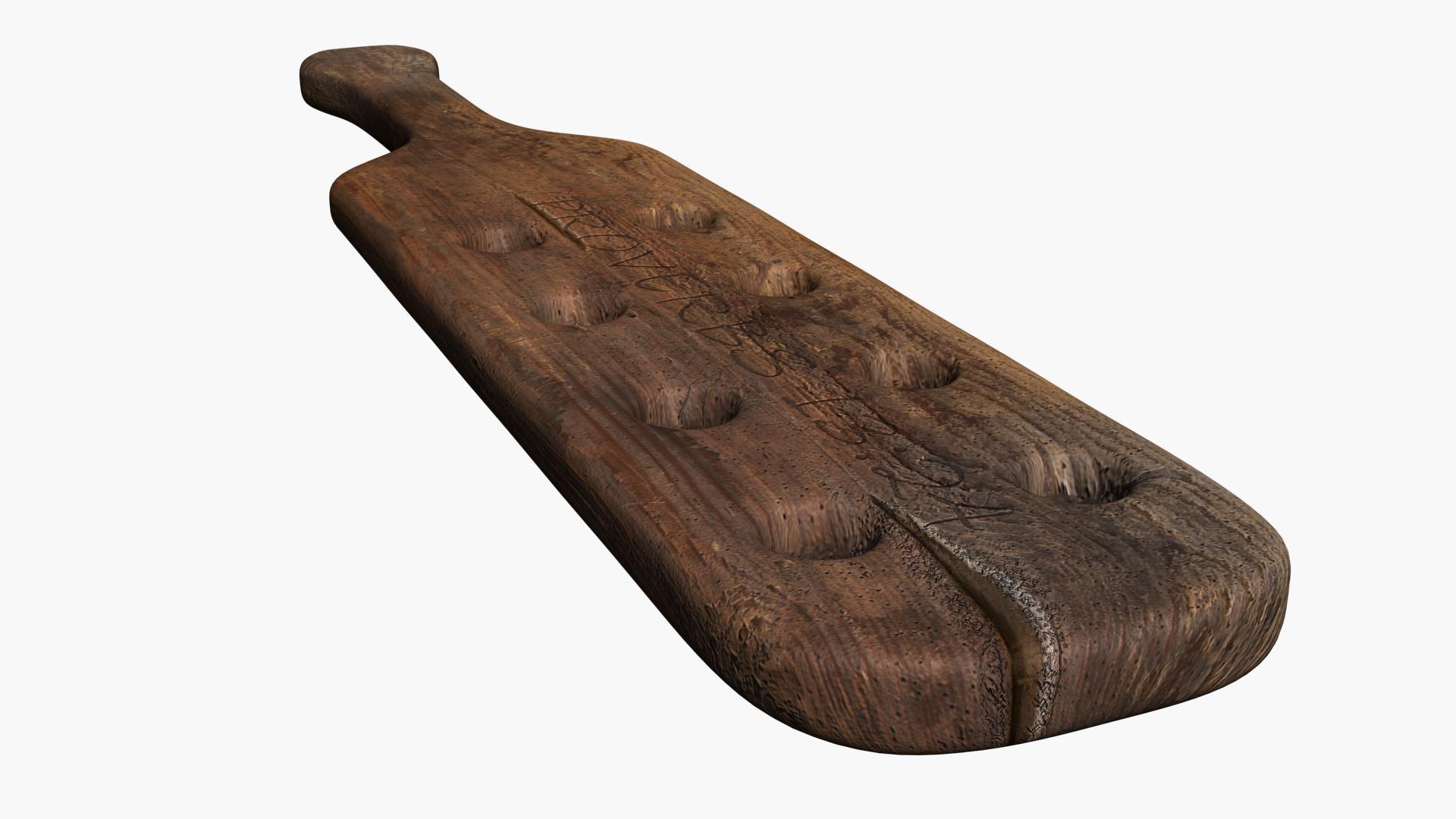 3D Vintage School Paddle - TurboSquid 1985000