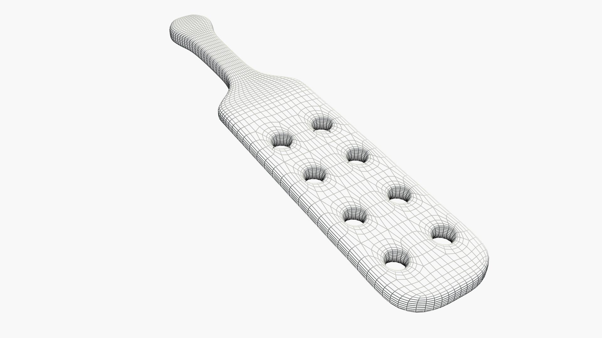 3D Vintage School Paddle - TurboSquid 1985000