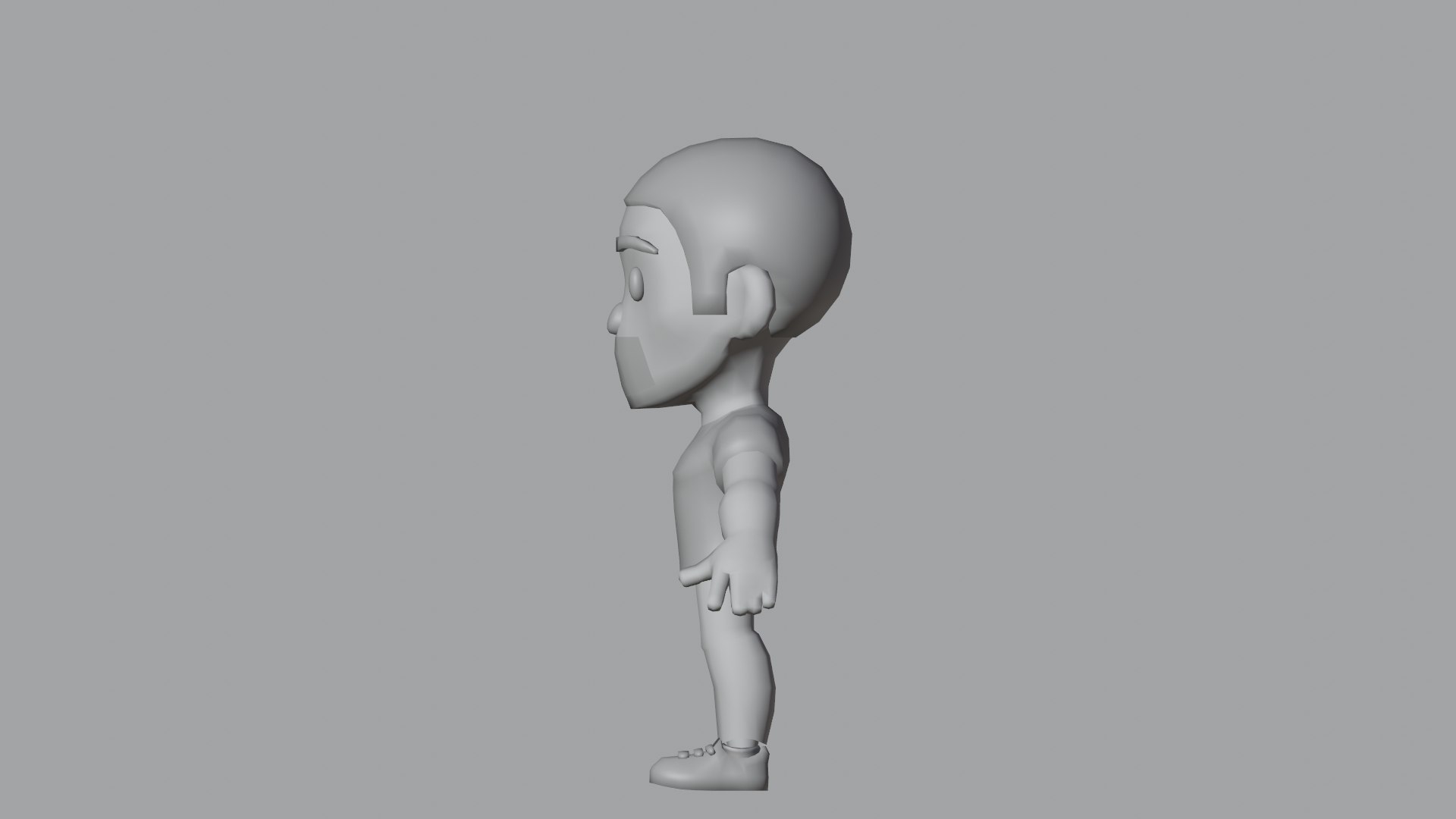 3D Simple Man Low Poly Model - TurboSquid 1836517