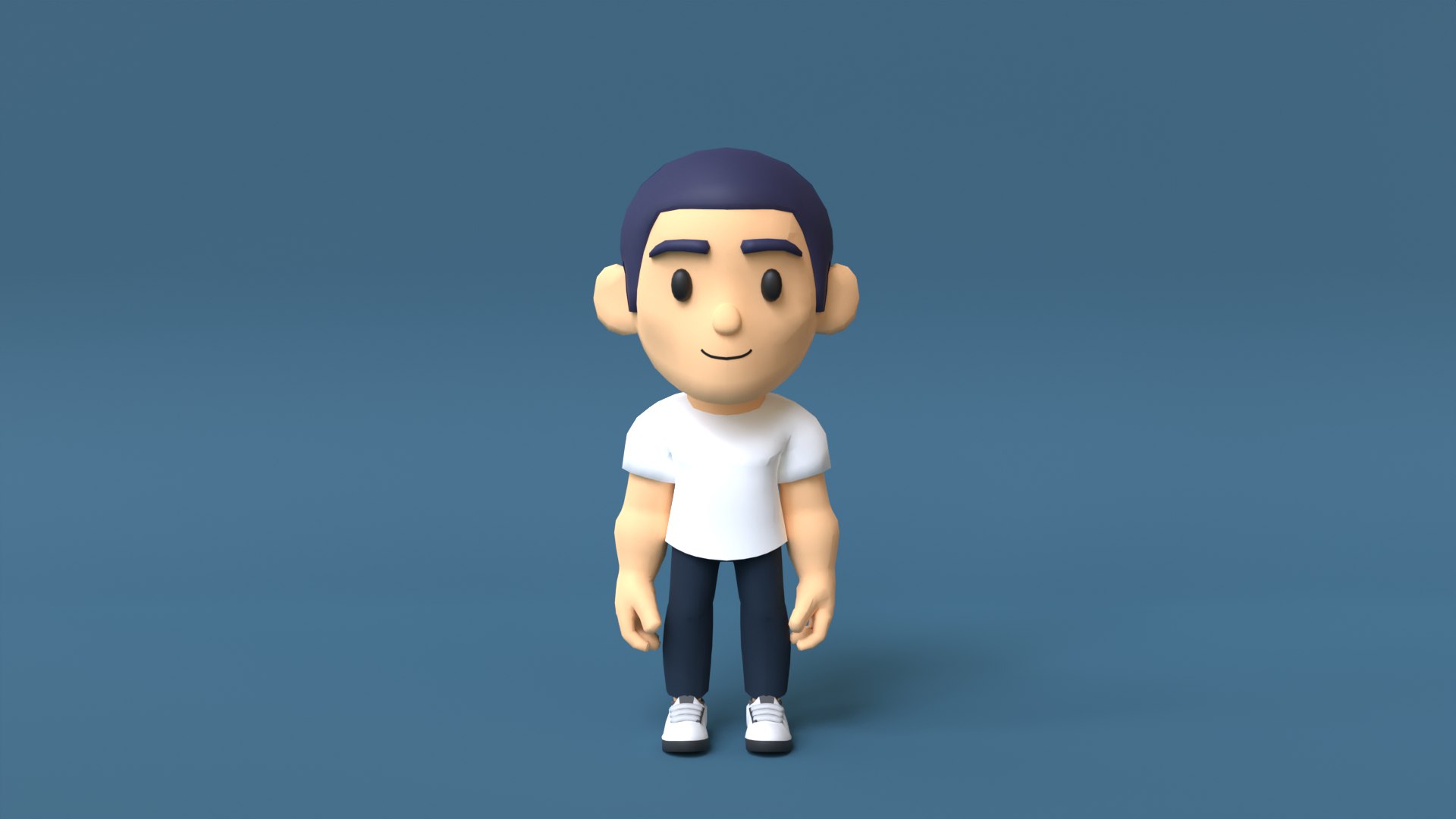 3D Simple Man Low Poly model - TurboSquid 1836517