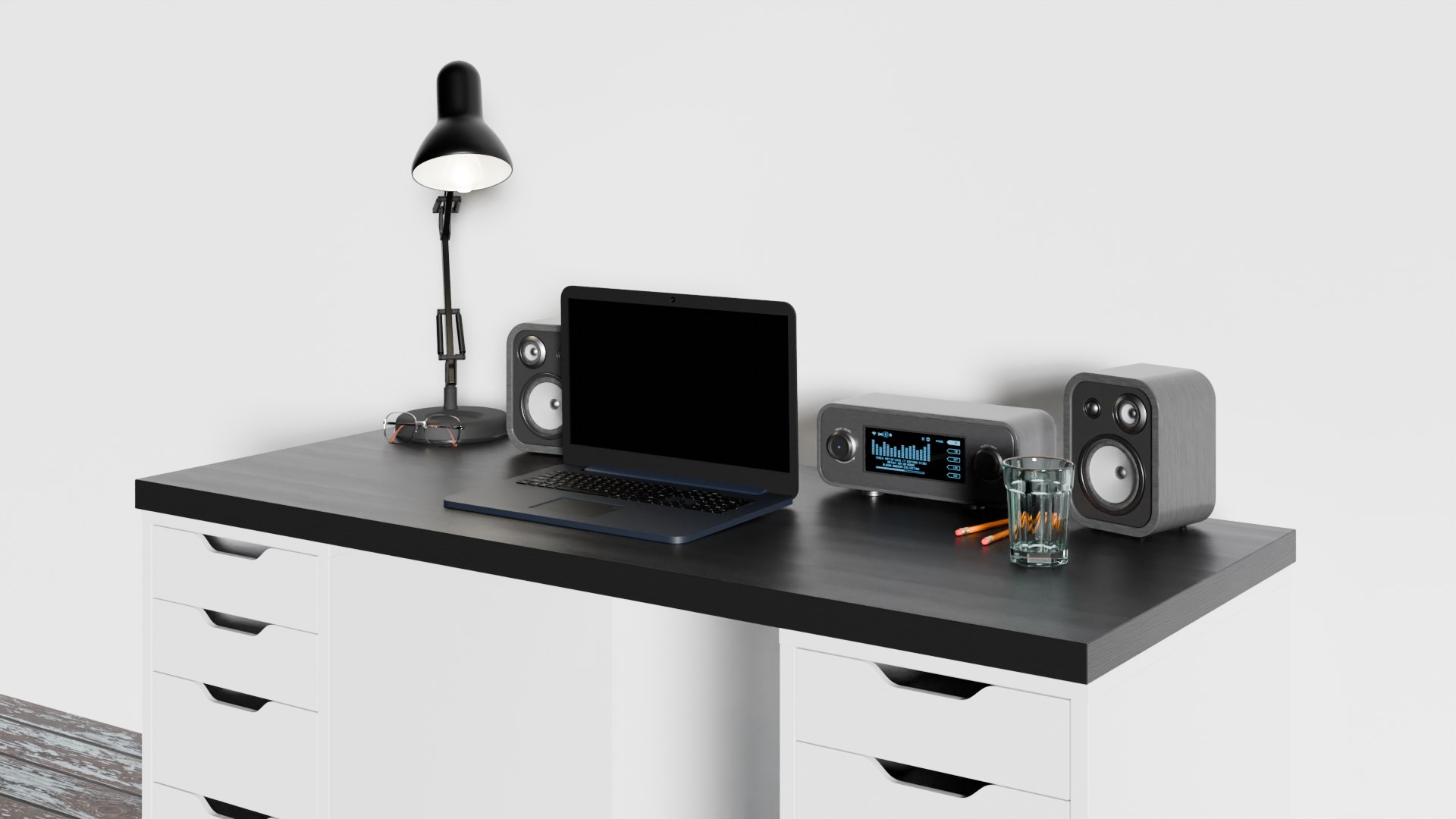 3D IKEA ALEX AND LAGKAPTEN ALEX Dresser And Desk - TurboSquid 2198533