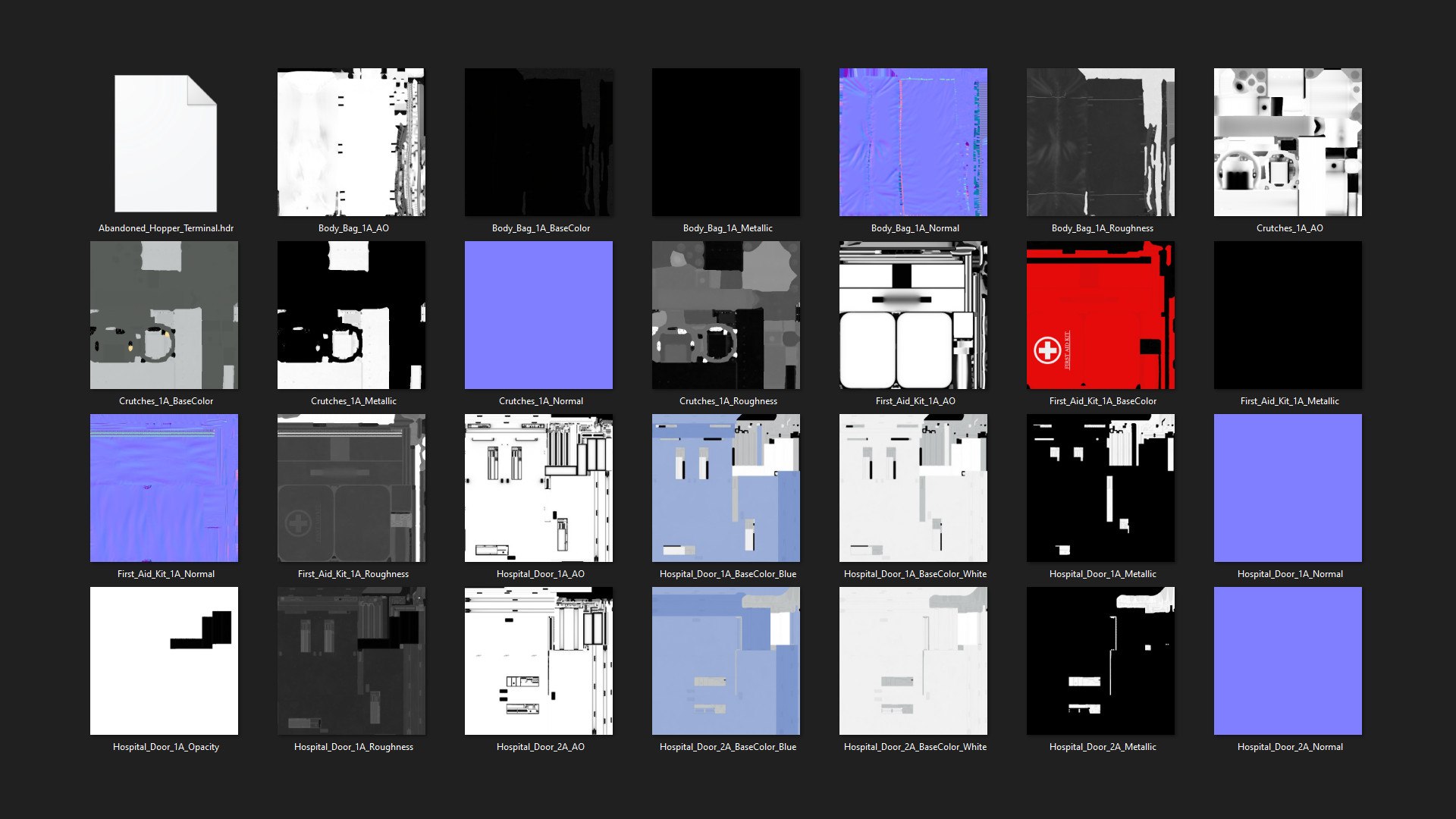 Hospital Props Collection 2A 3D Model - TurboSquid 2085397