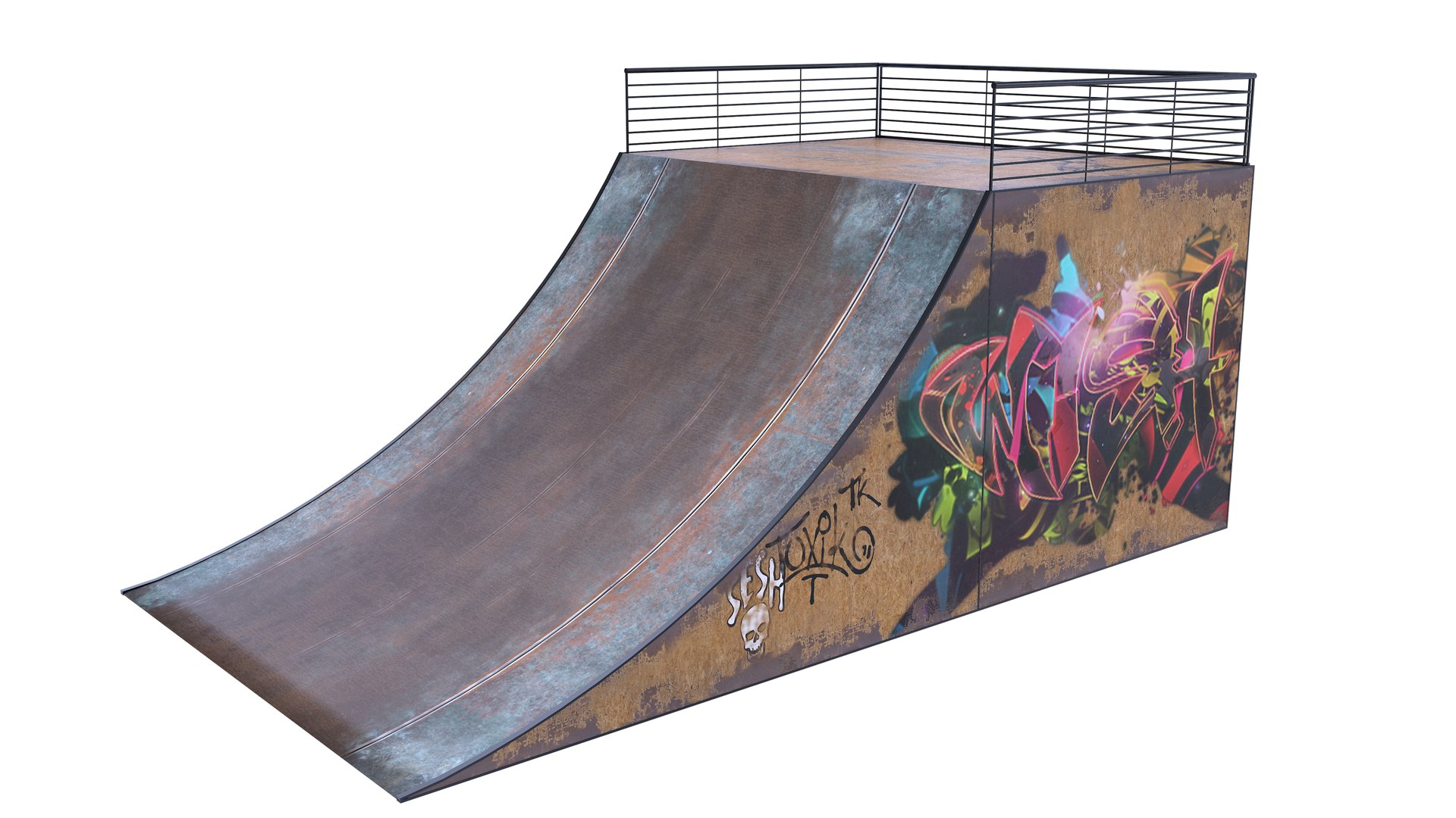 Skatepark Ramp Collection 3D Model - TurboSquid 1869983
