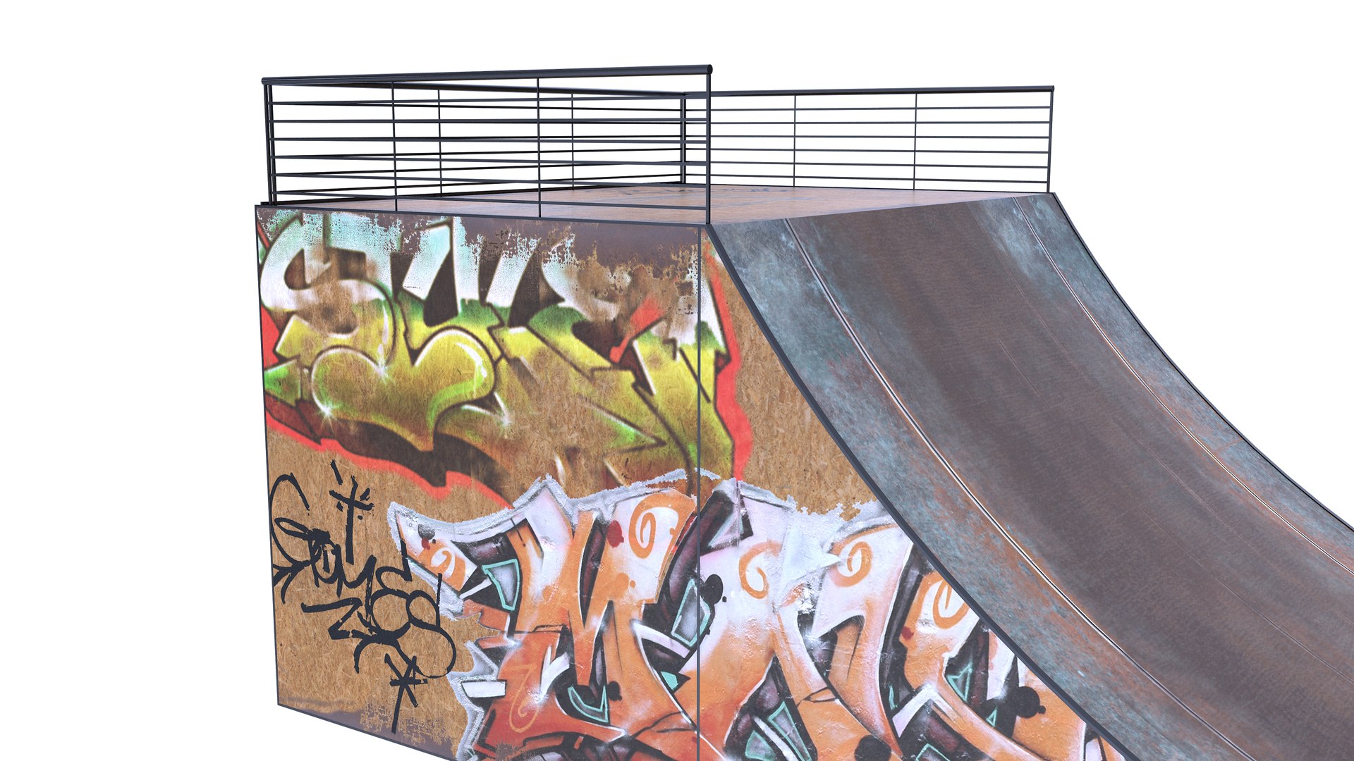 Skatepark Ramp Collection 3D Model - TurboSquid 1869983