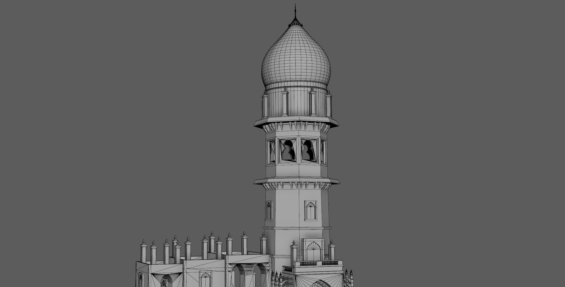 3D Arabic Ancient Building - TurboSquid 2190828